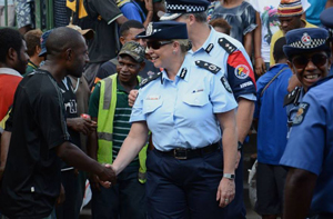Australian Federal Police advisors accompany PNG police on patrol ...